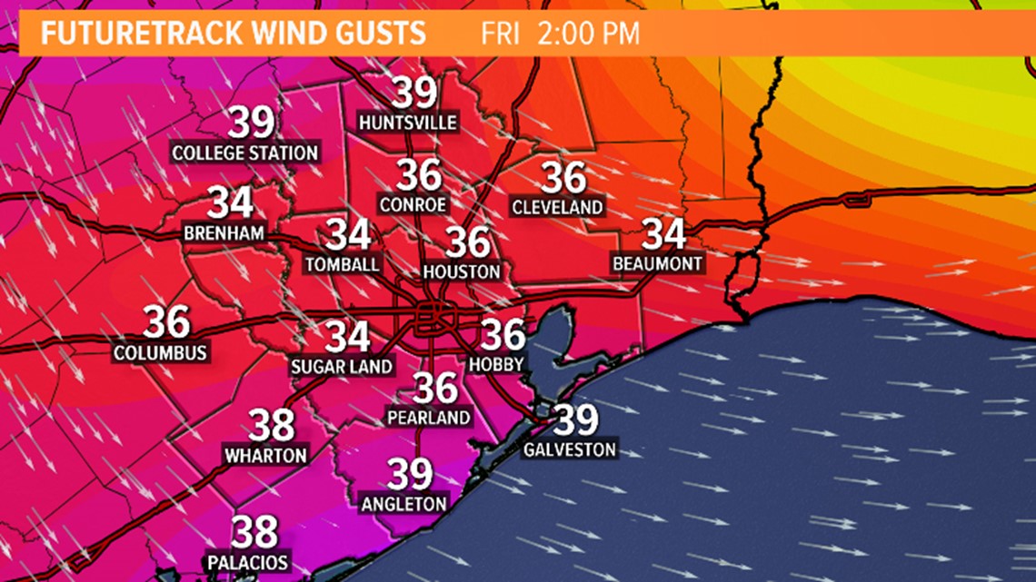 What to expect with Friday's strong winds in the Houston area | khou.com