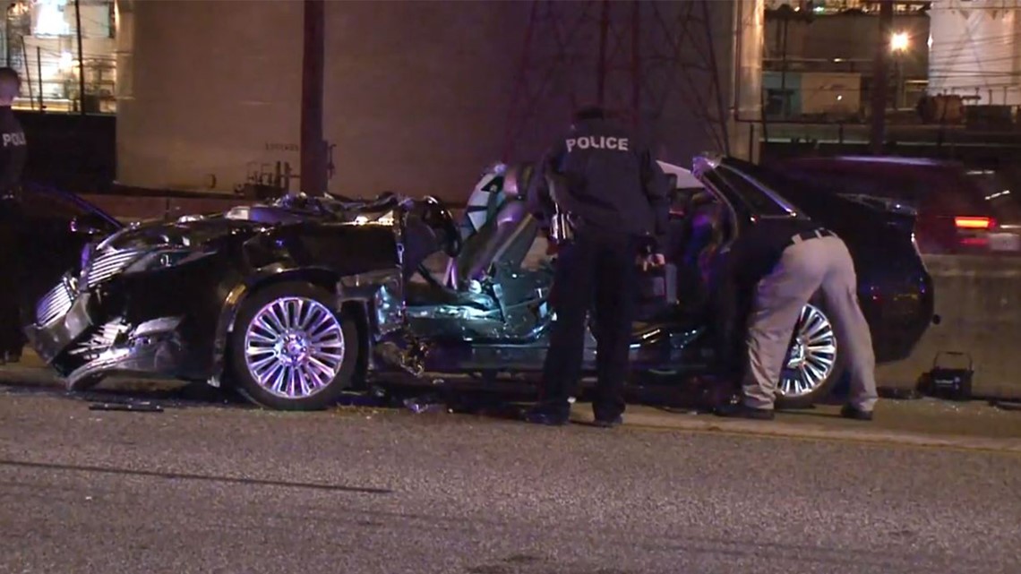 Man impaled by pole during crash in Pasadena | khou.com