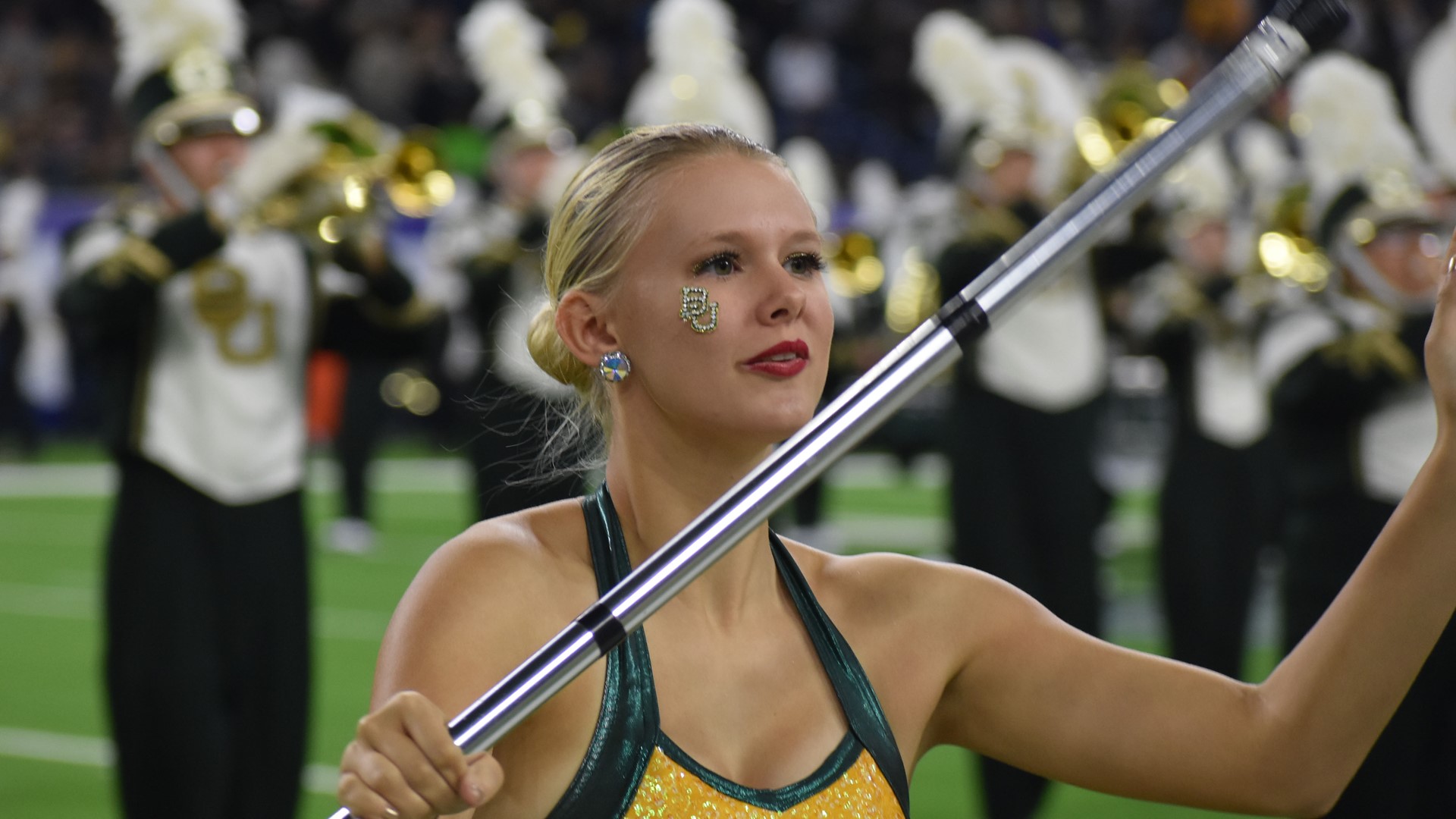 Photos: Baylor’s Cheerleaders, Dance Team & Marching Band at 2018 Texas ...