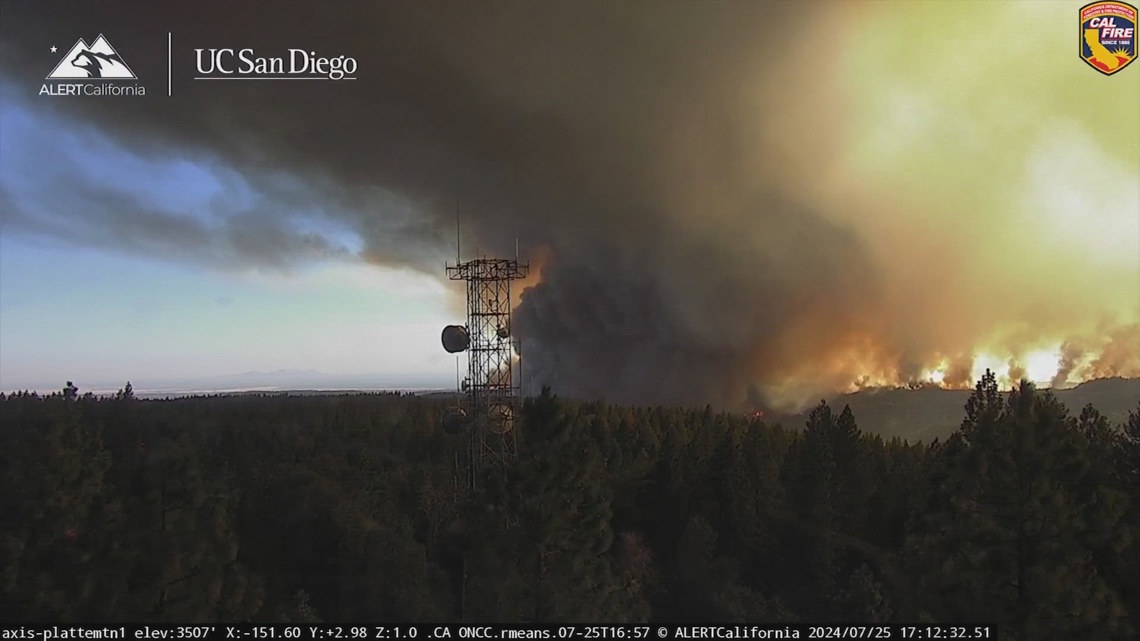 Fire tornado sparked by California wildfire caught on camera | khou.com