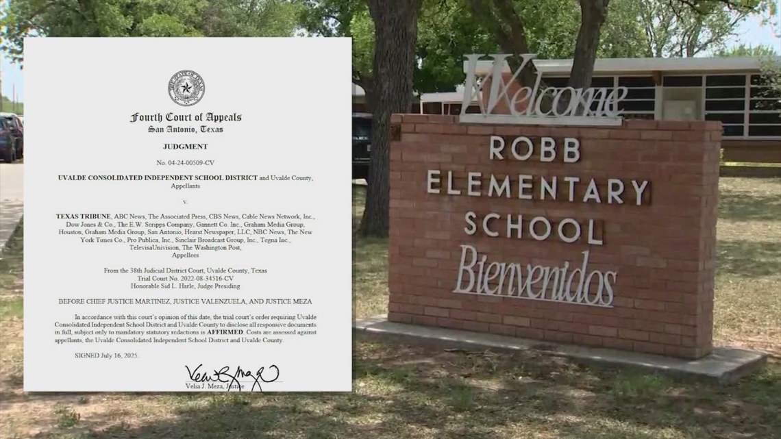 Uvalde ISD accused of withholding school shooting records again | khou.com