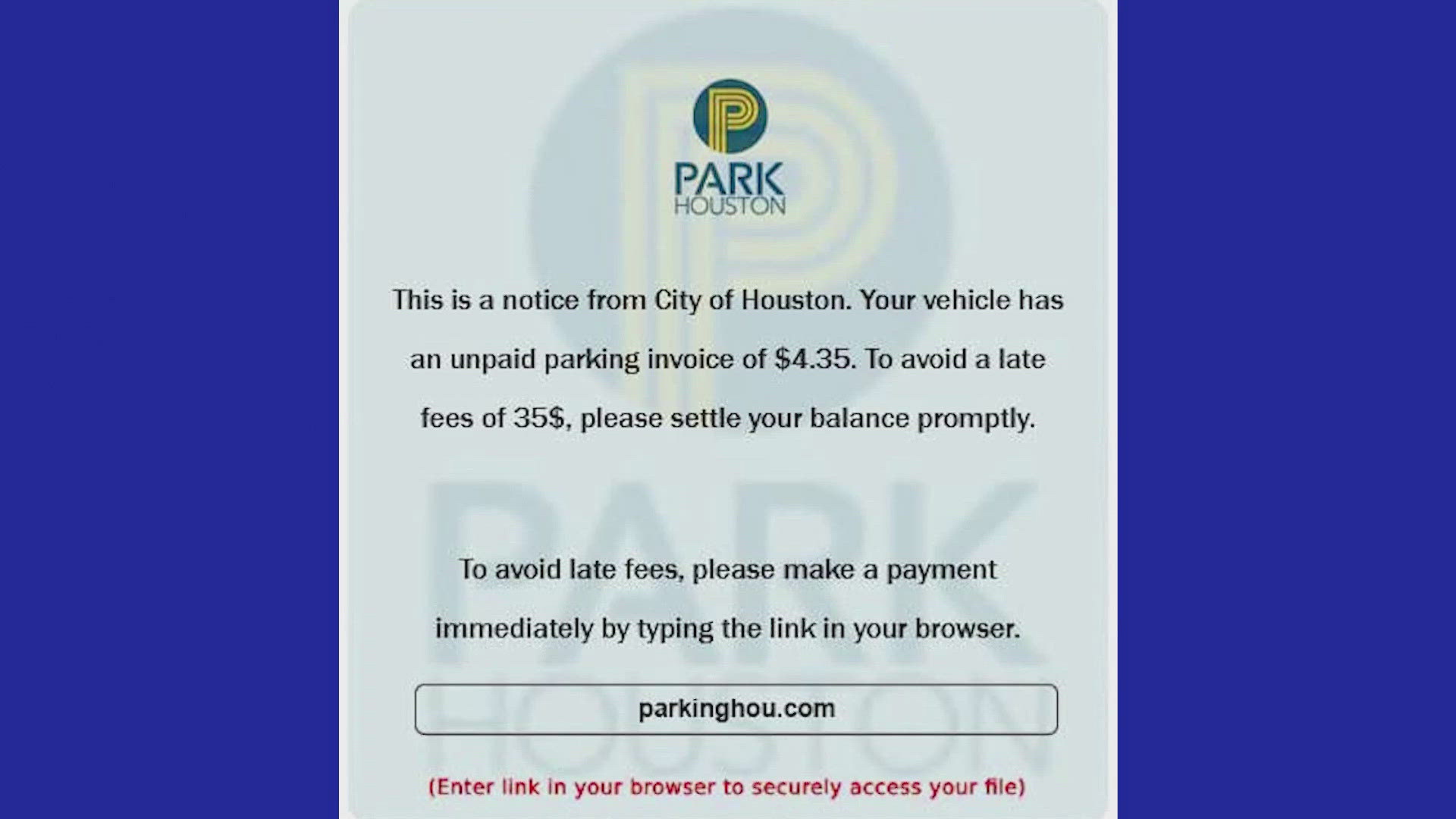 Parking scam targeting Houstonians | khou.com
