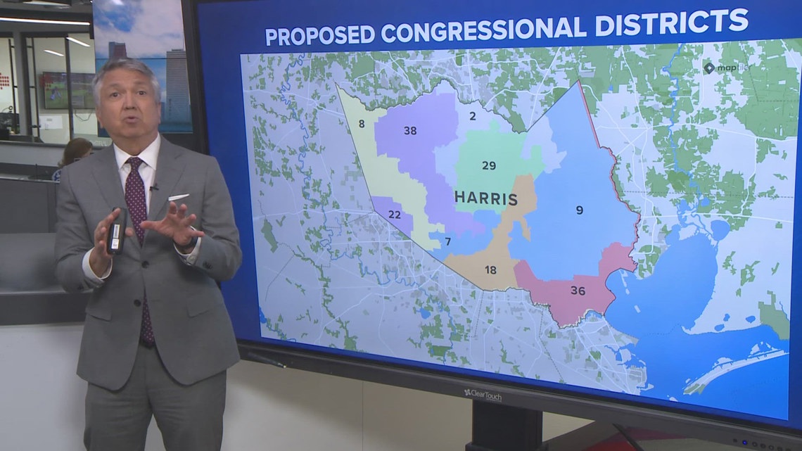 Maps are finally out | Here’s how Texas Republicans want to redraw Houston | khou.com