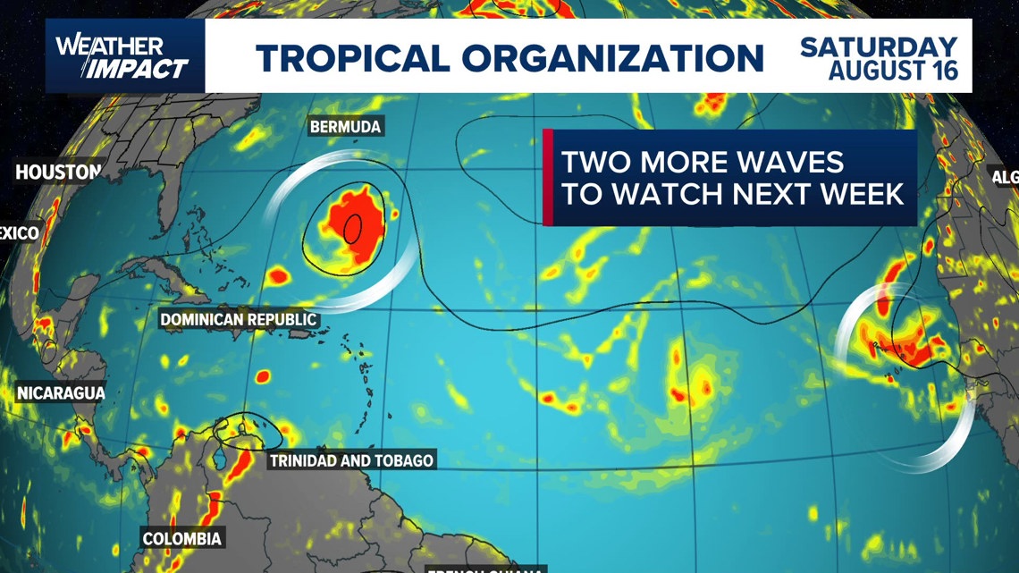 Tropical update: Tracking two disturbances for possible development ...