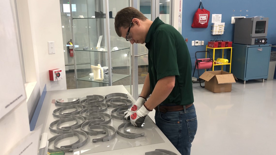 Baker Hughes re-purposes 3D printers to make COVID-19 PPE | khou.com