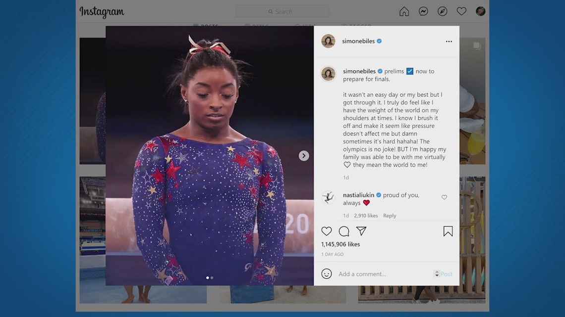 Simone Biles applauded for prioritizing mental health | khou.com