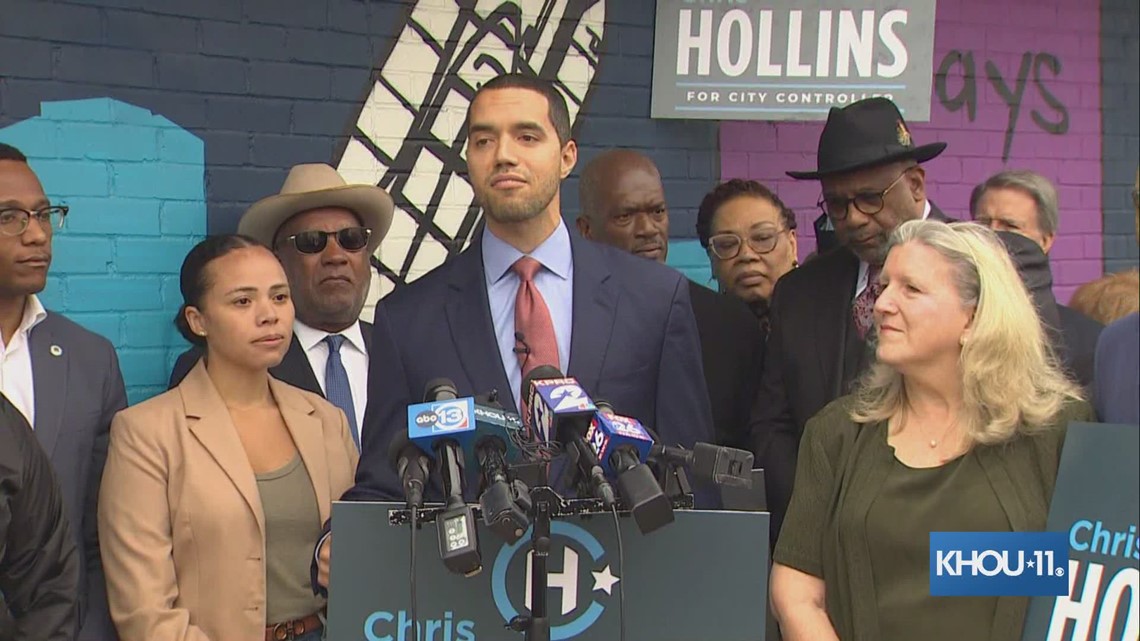 Chris Hollins ends mayoral campaign to run for city controller | khou.com