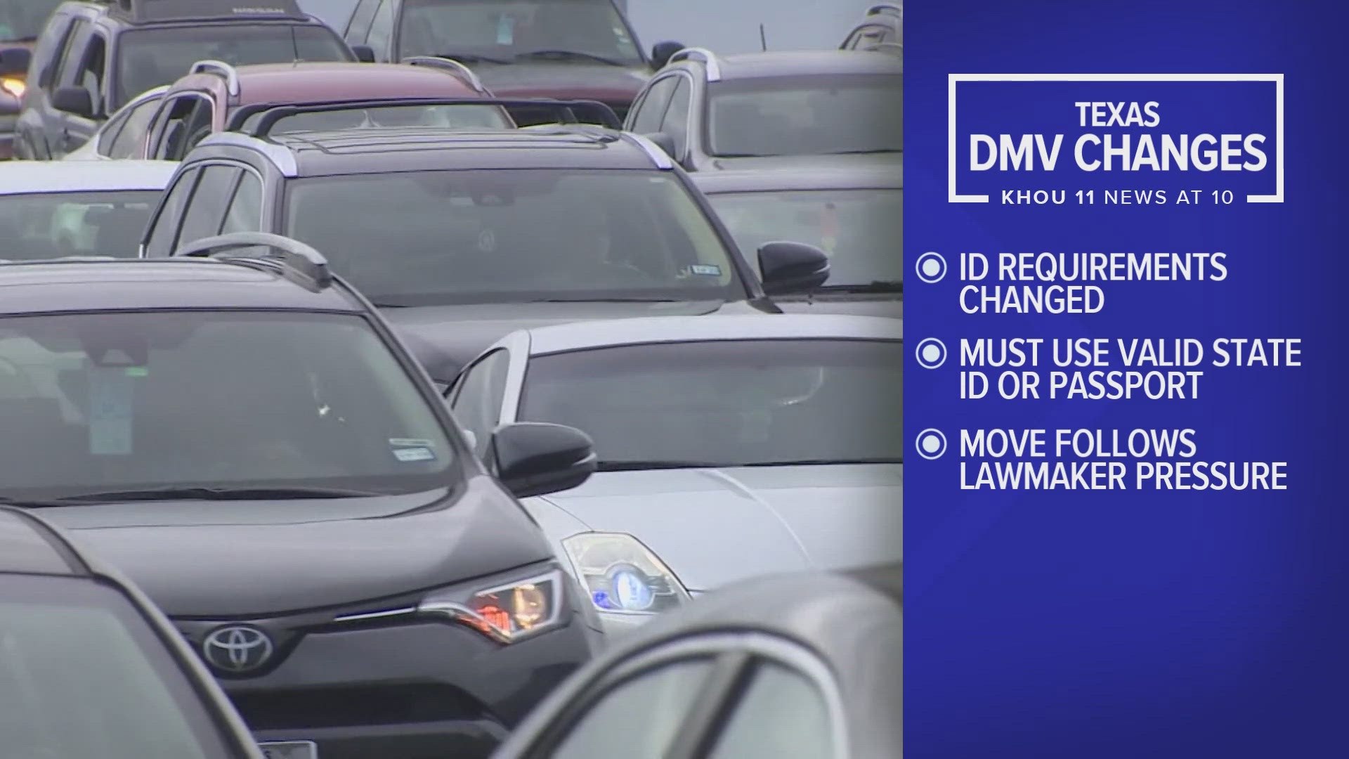 Texas tightens ID rules for vehicle registrations | Here’s what drivers ...