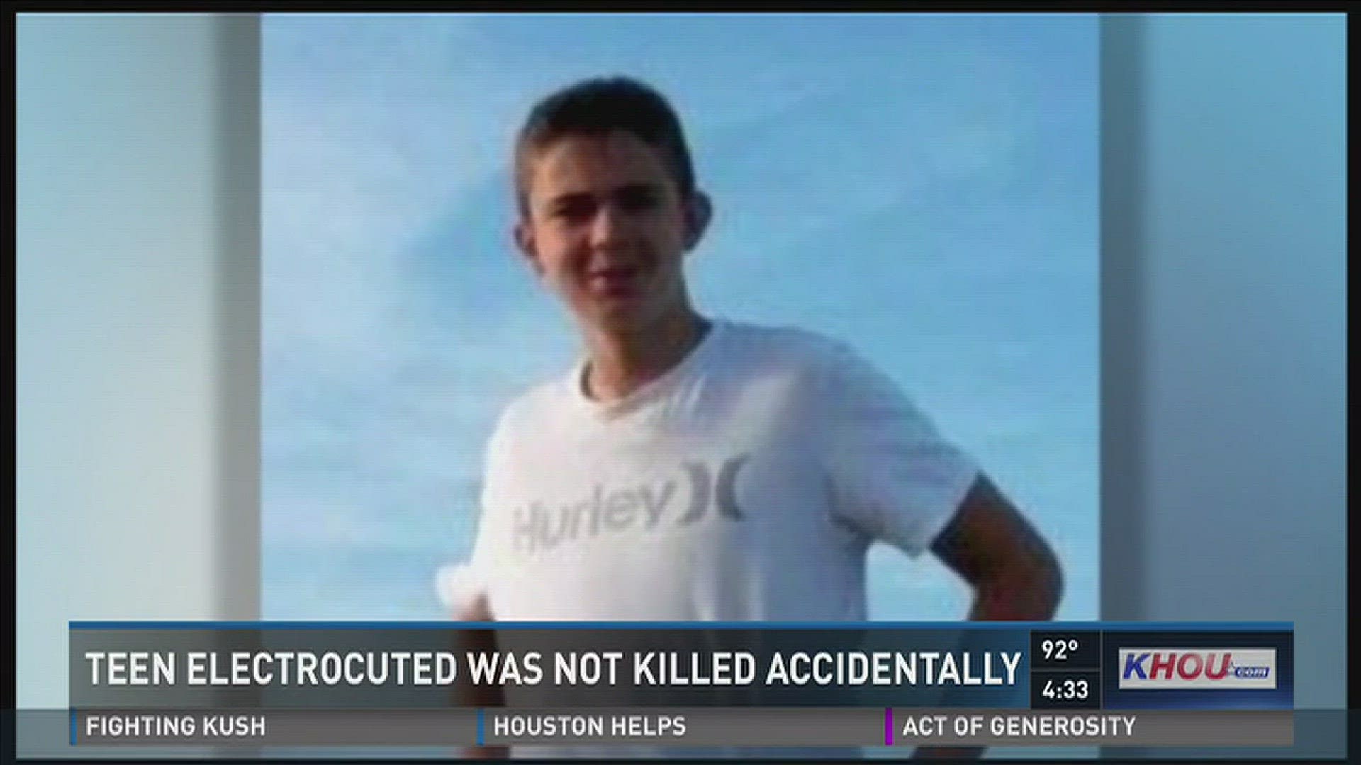 Police: Electrocuted teen not killed by accident | khou.com