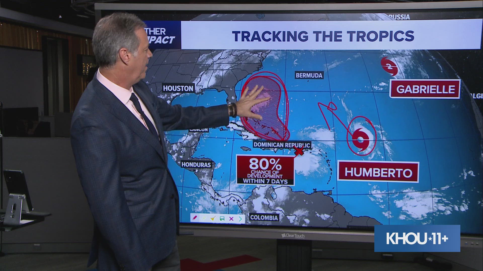 Tropical update: Humberto forms as eighth storm in Atlantic hurricane ...