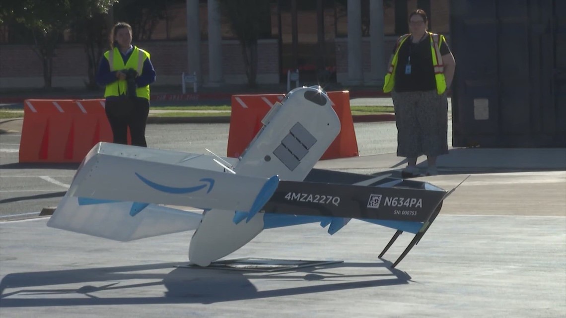 Amazon testing drone prescription deliveries in College Station | khou.com