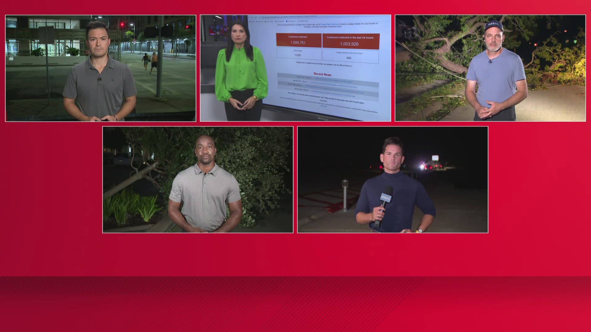 KHOU 11 team coverage of Hurricane Beryl's deadly impacts on the ...