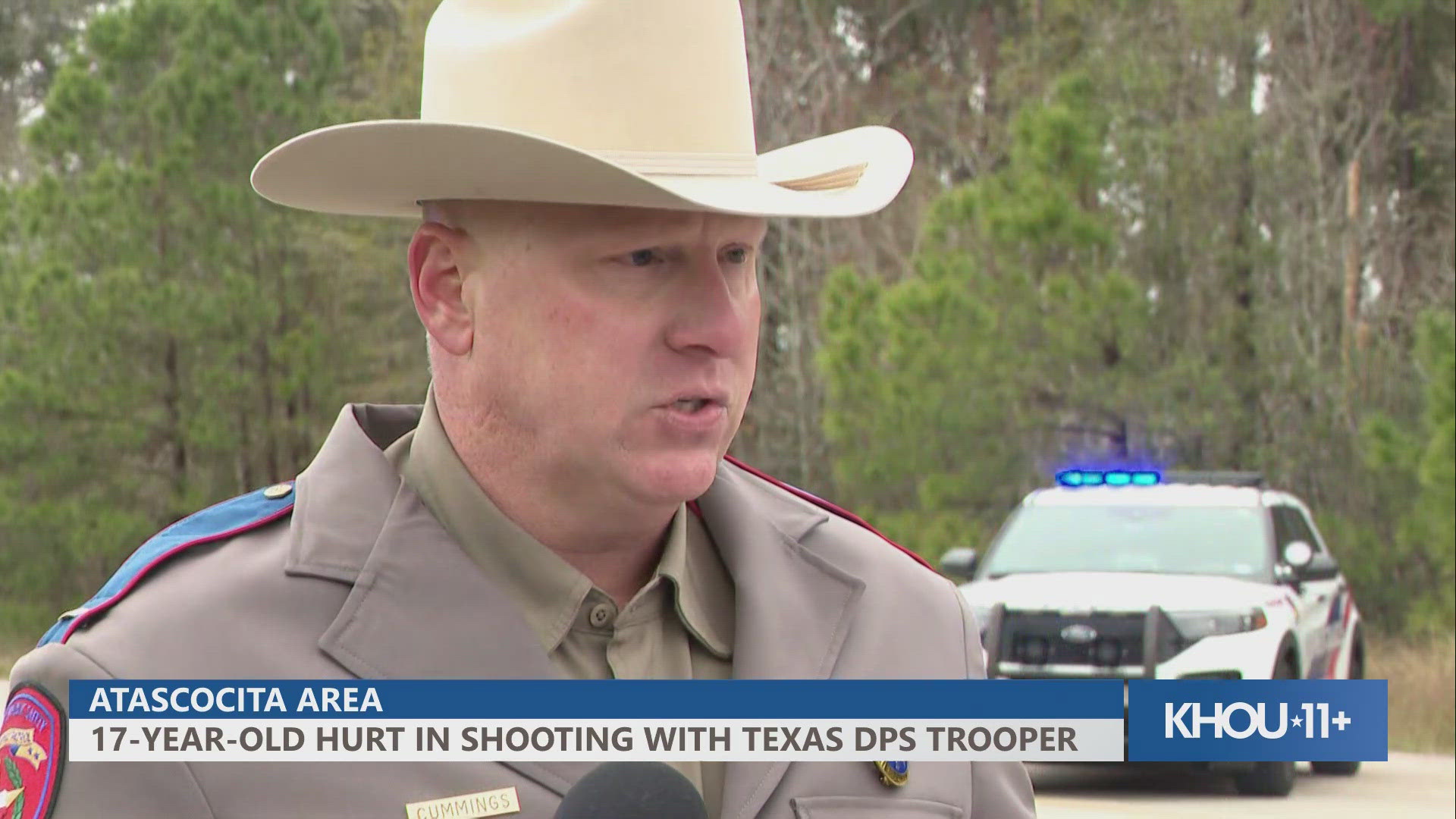 Teen hurt in shooting with Texas DPS trooper on Will Clayton Parkway ...