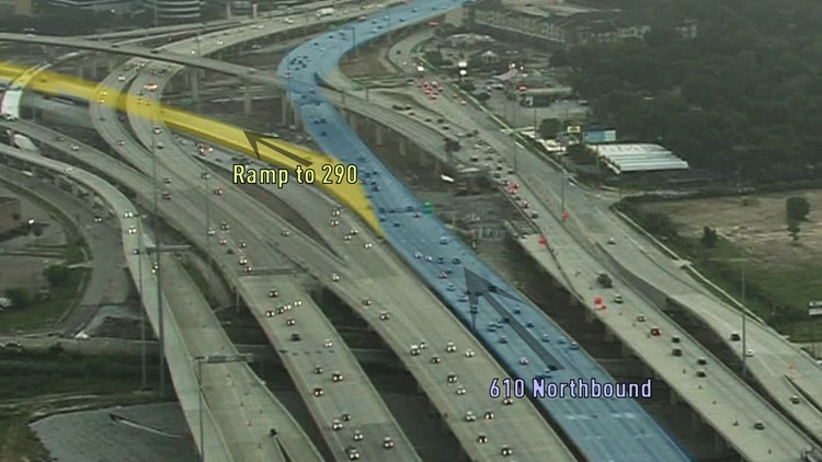 West Loop's new ramp to Highway 290 is now open | khou.com