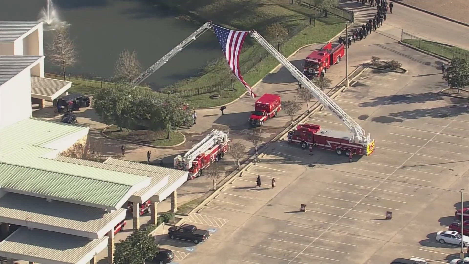 Houston firefighters honor fallen colleague Brandy Allinience | khou.com