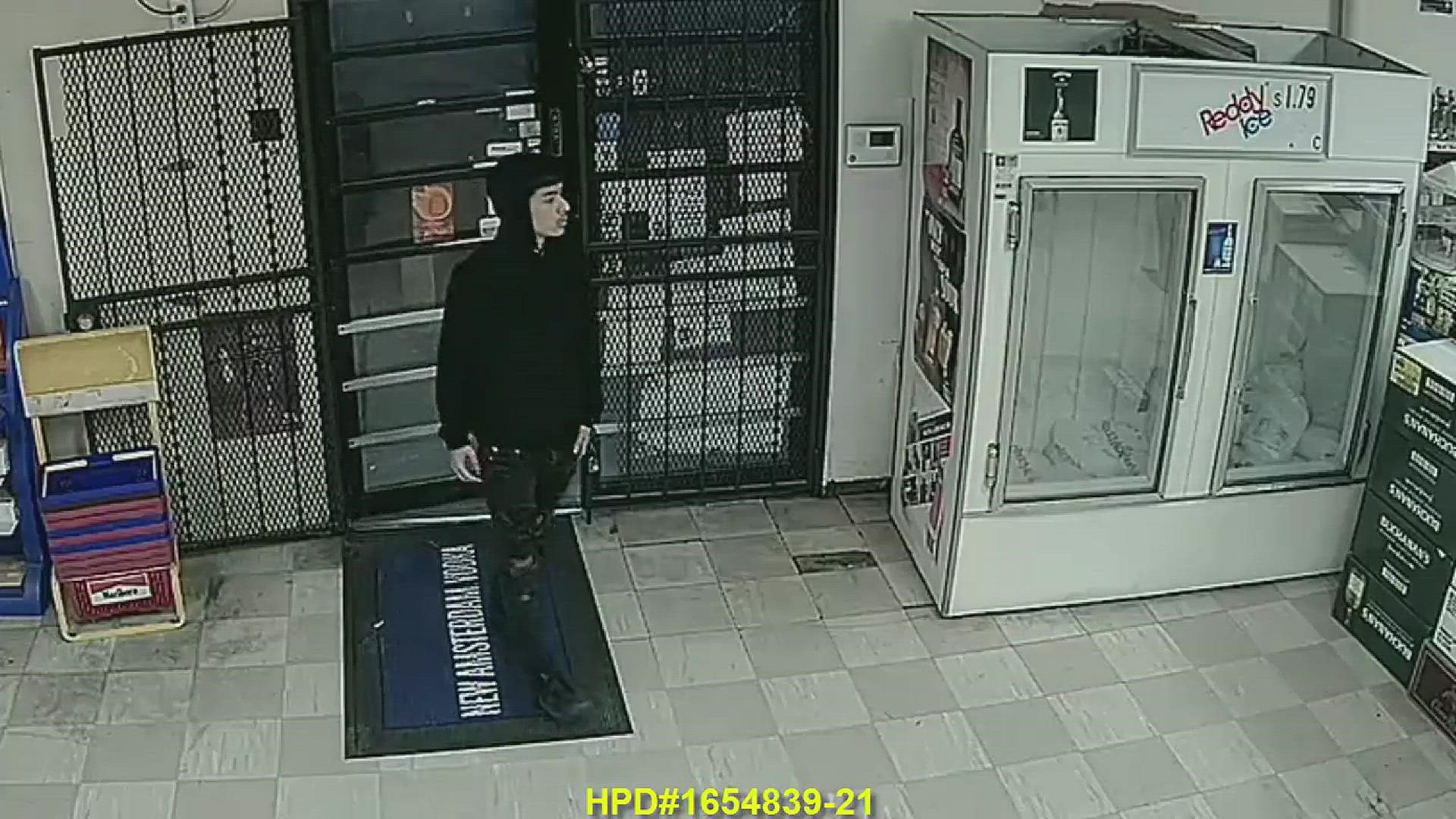Houston Crime Suspect Robs Liquor Store On Telephone Road