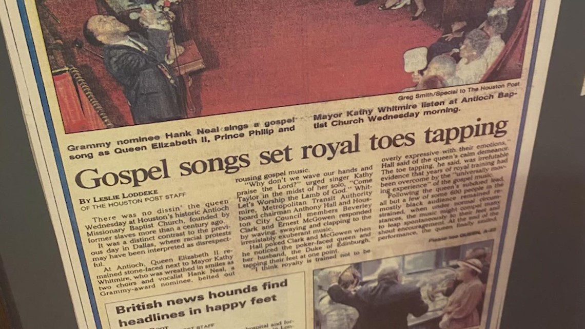 Queen Elizabeth II left an impression on a Houston church during her ...