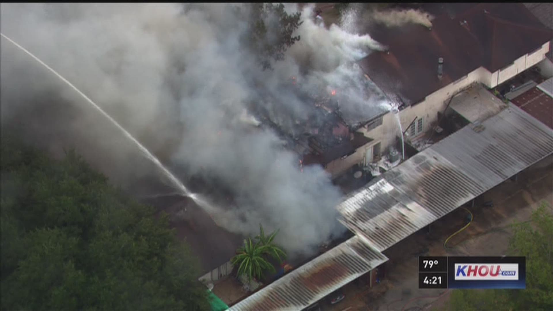Crews battle 3-alarm fire near Humble | khou.com