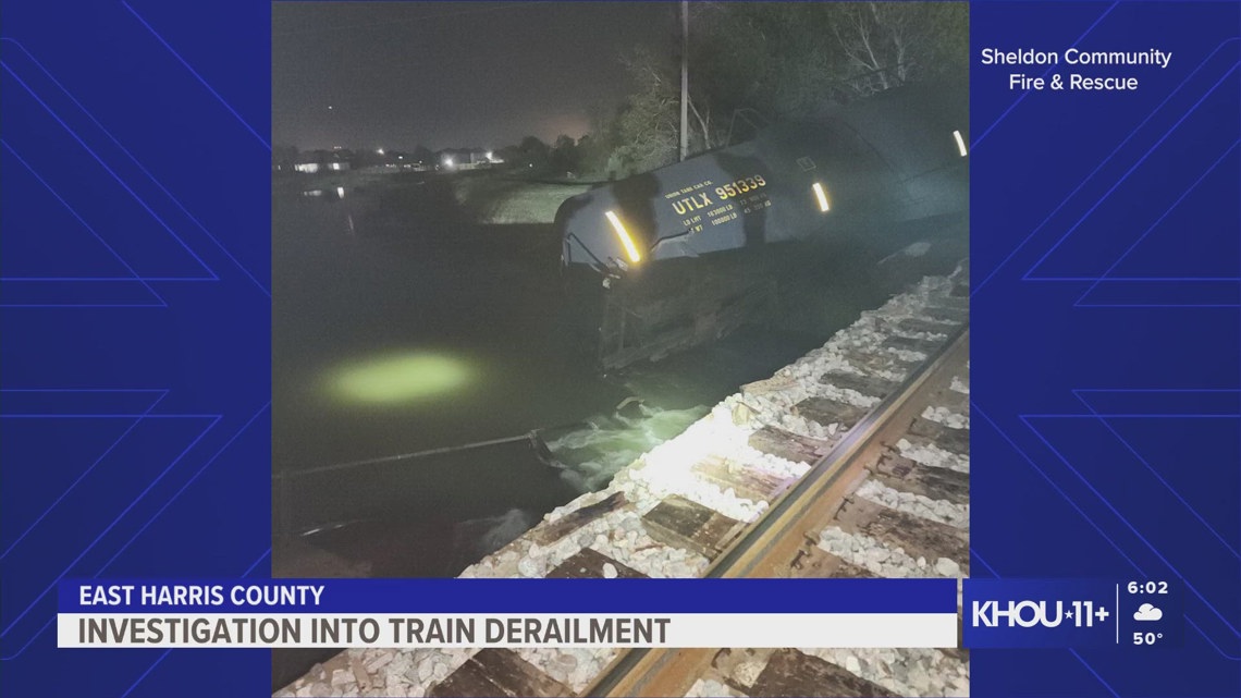 City of Houston says water supply safe after train derailment sends two ...