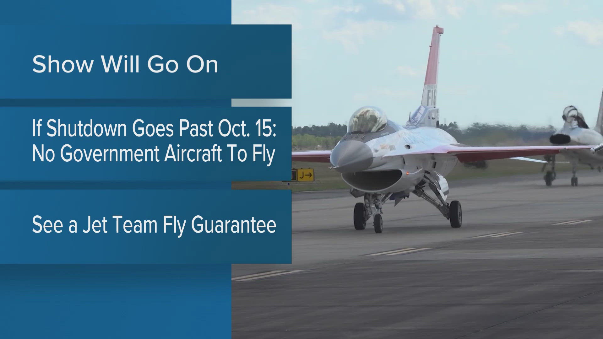 Wings Over Houston Airshow still on despite shutdown | khou.com