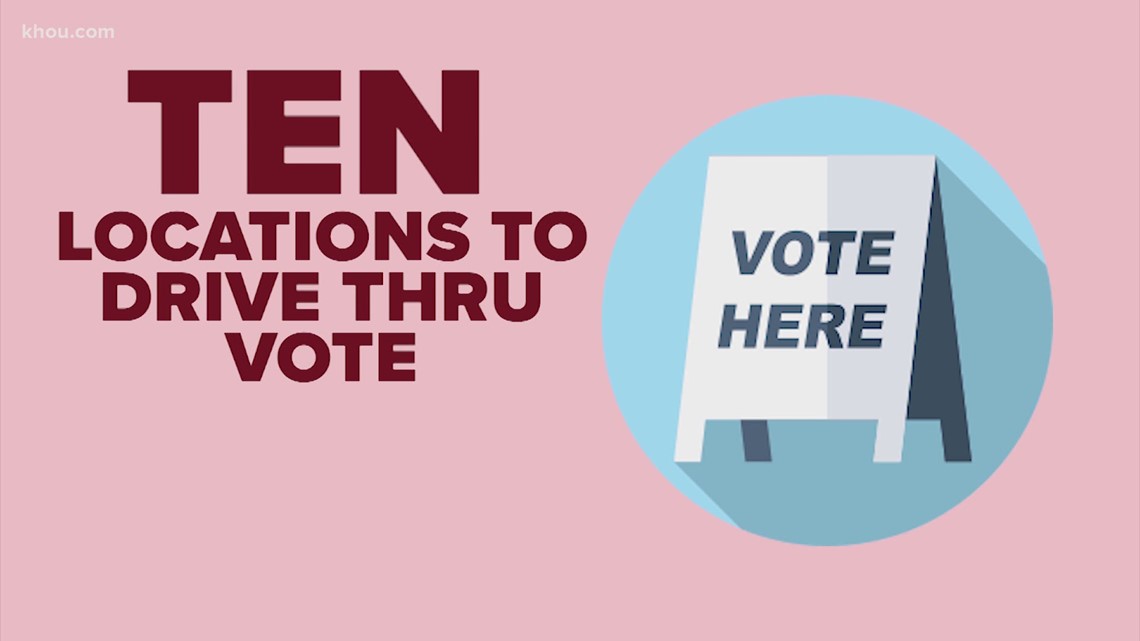 Drive-thru voting: Here's what you need to know | khou.com