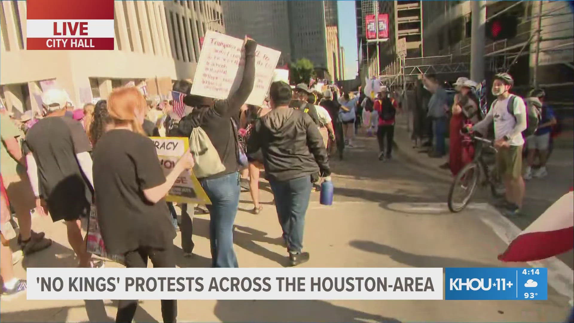 Aerial and on-the-ground video shows massive ‘No Kings’ turnout at ...