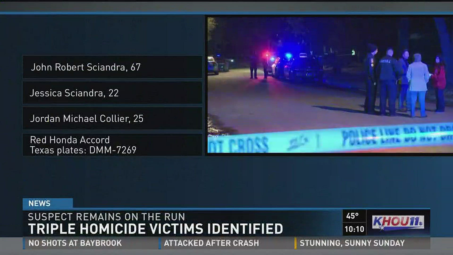 Man Charged After Triple Murder In Northwest Harris County