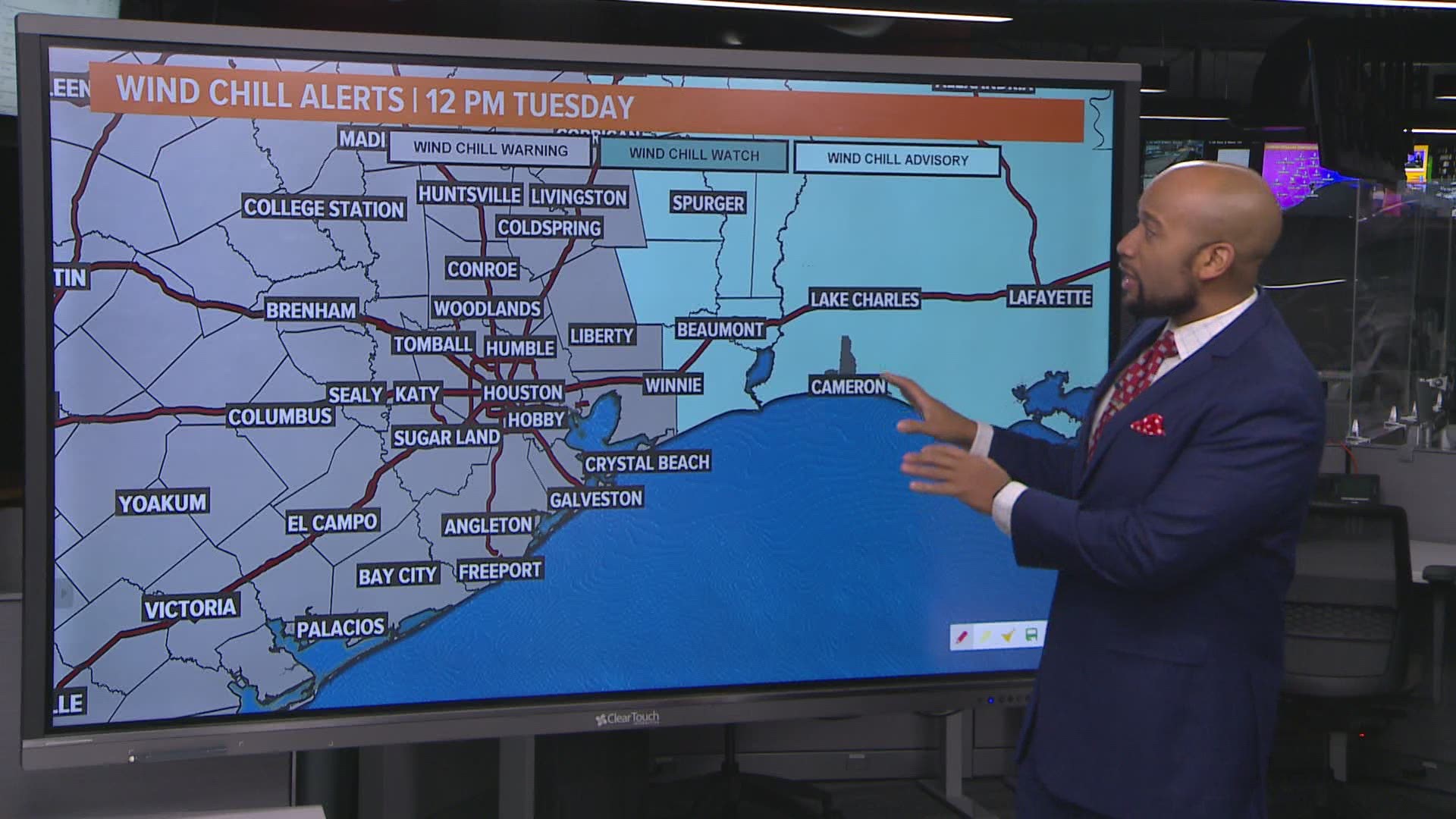 First-ever Wind Chill Warning issued for Houston | khou.com