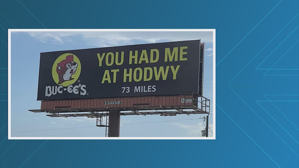 Buc-ee's billboard typo: Hodwy defined | khou.com