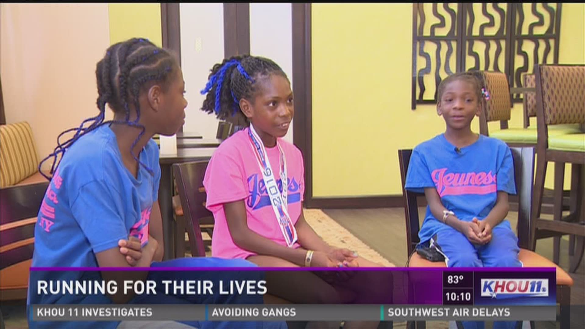 Homeless sisters thrive through running | khou.com