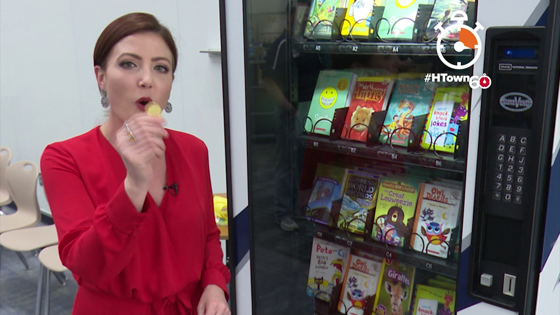 Katy ISD vending machine serves books, not snacks | khou.com