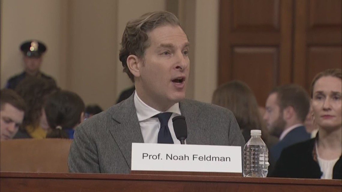 Law Professor Noah Feldman testifies Trump's actions 'constitute ...