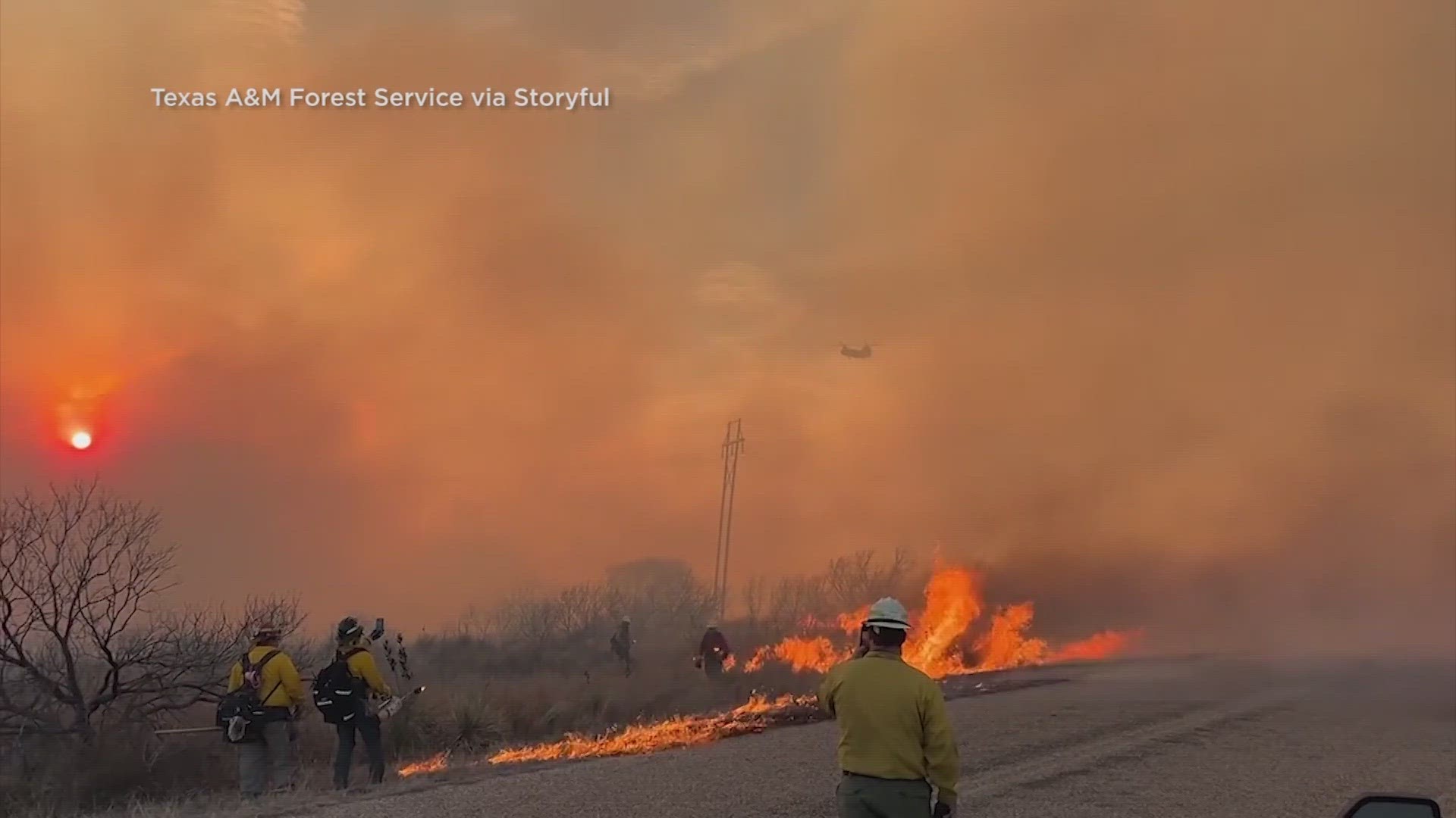 Texas wildfires were ignited by power lines, investigators say | khou.com