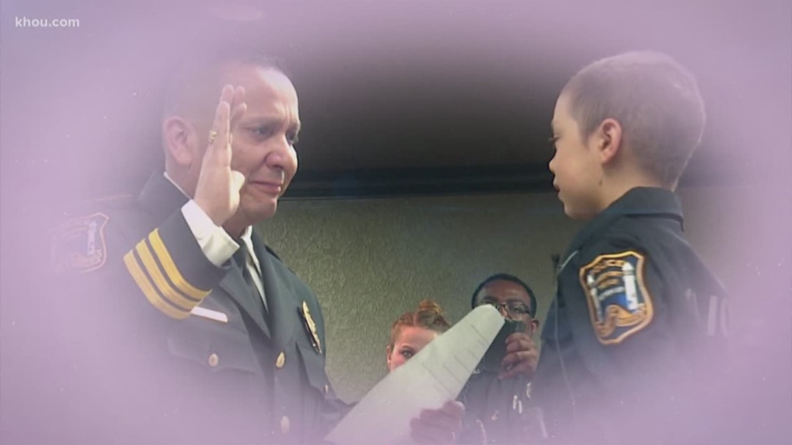 Chief Raymond Garivey brought to tears by message from Abigail | khou.com