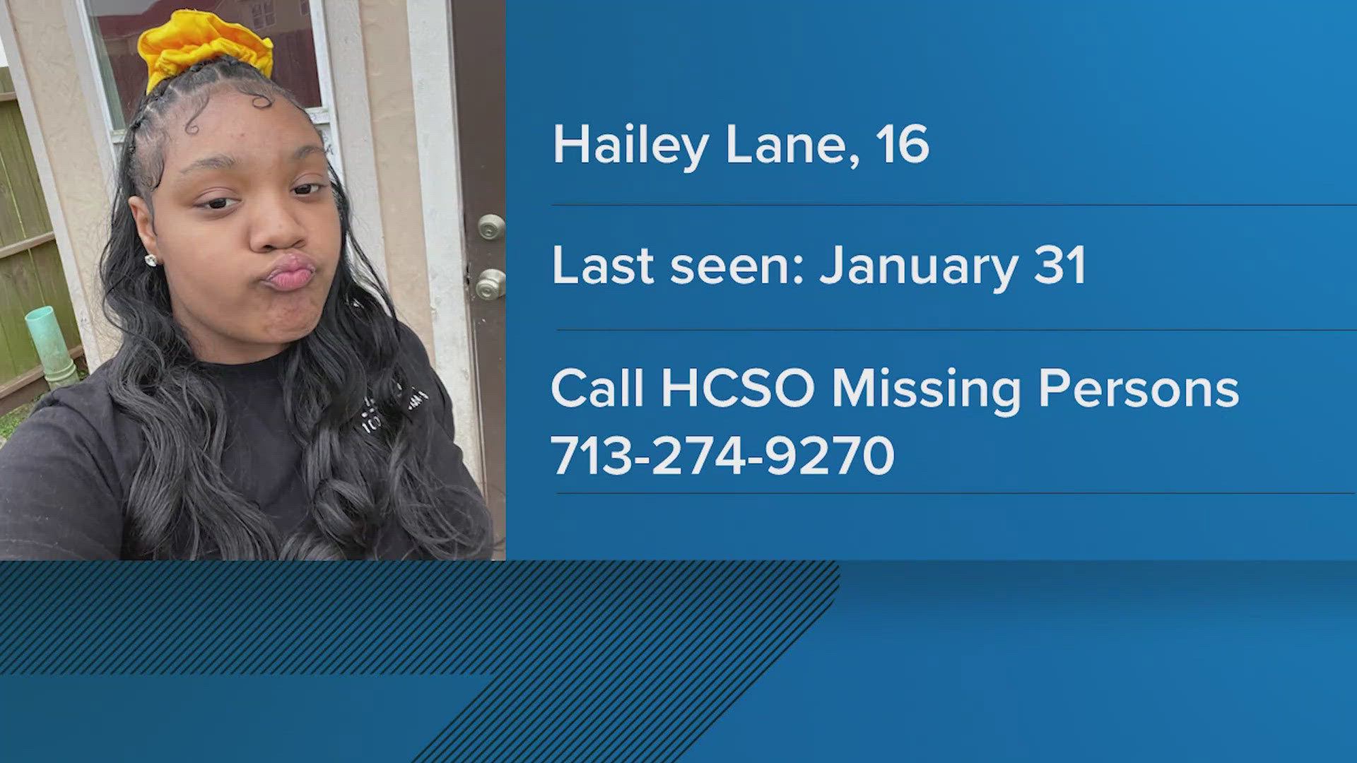 Girl missing from near Freeman and Fry roads in Katy, Texas area | khou.com