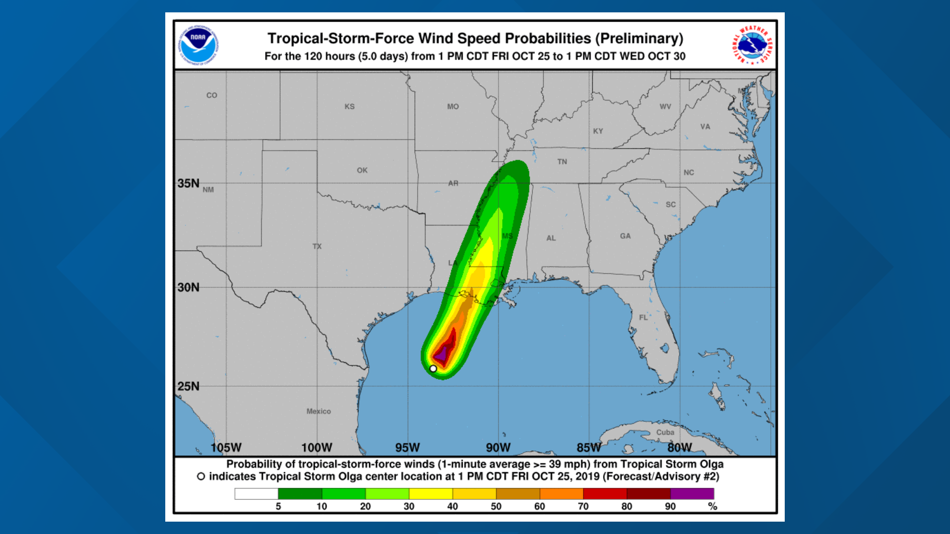Tropical Storm Olga forms in the Gulf of Mexico | khou.com