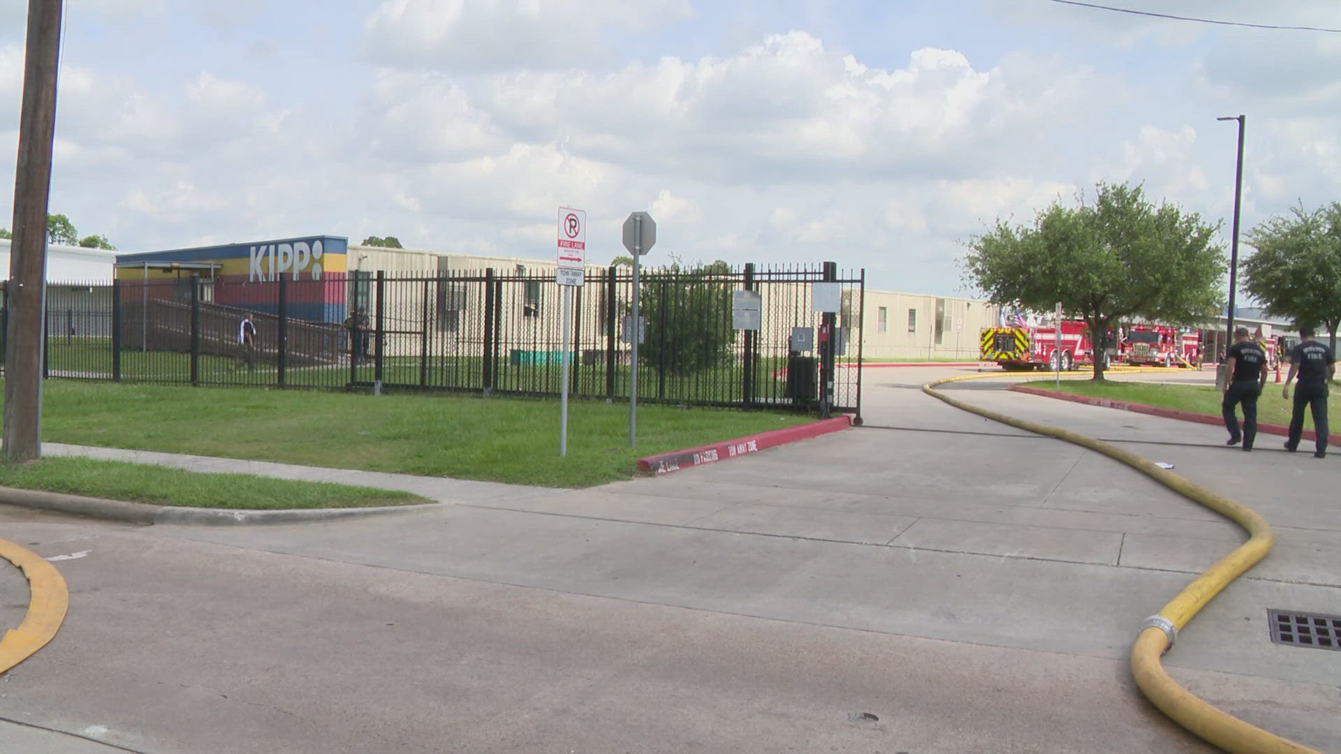 HFD investigating what sparked fire at KIPP Dream Prep campus | khou.com