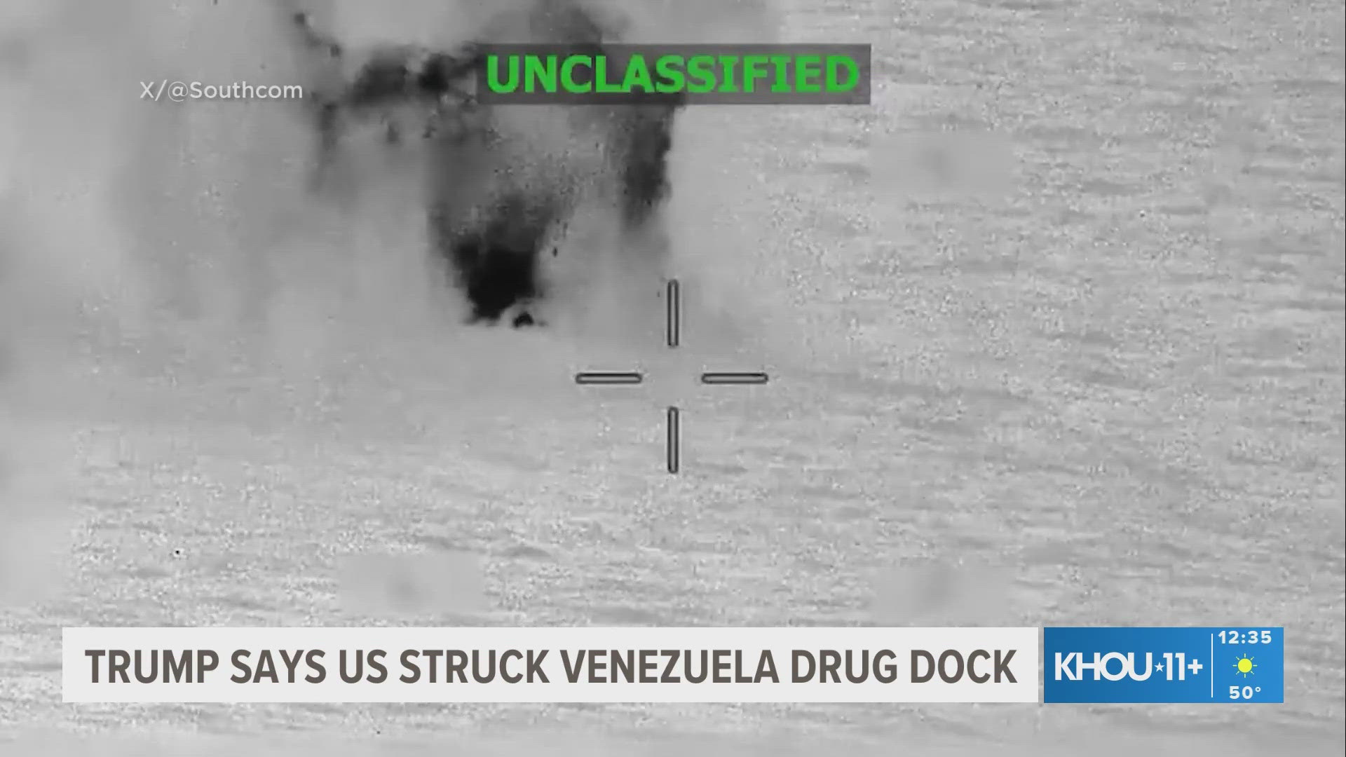 Trump confirms U.S. strike on dock in Venezuela tied to drug ...