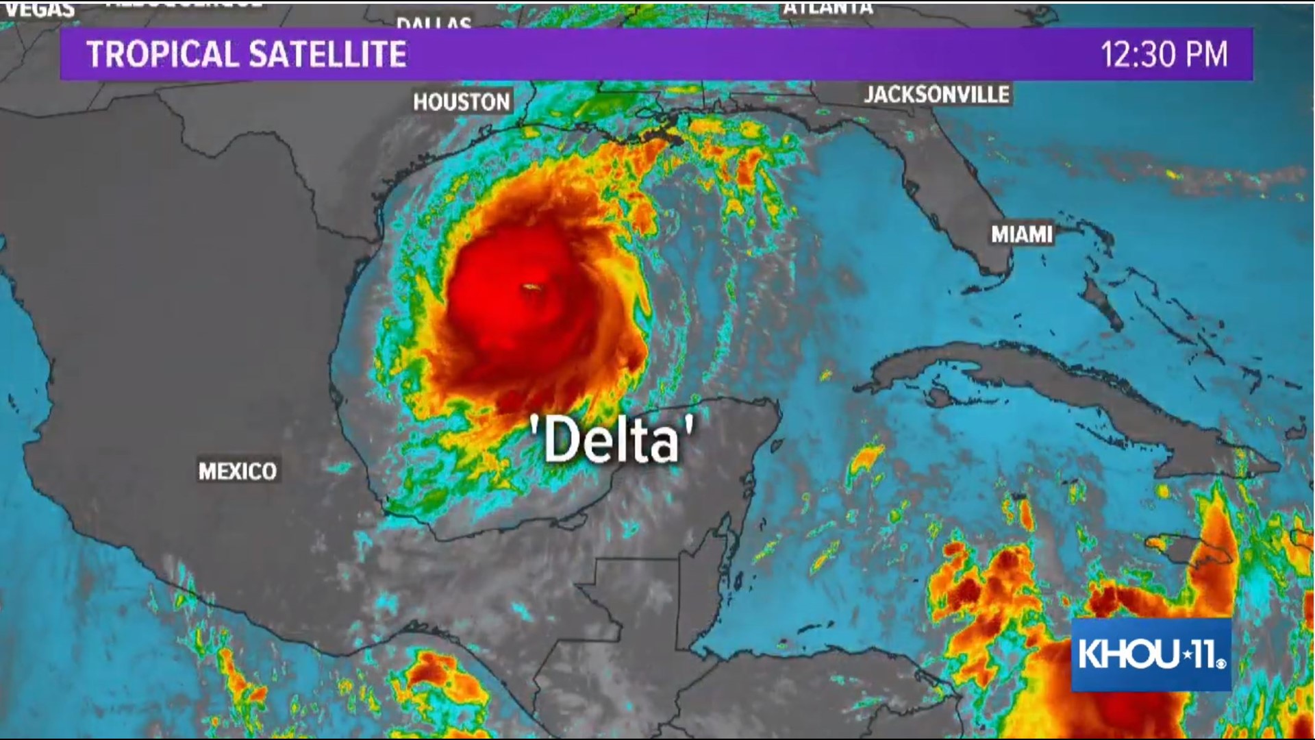 Hurricane Delta track update: Louisiana landfall expected Friday | khou.com