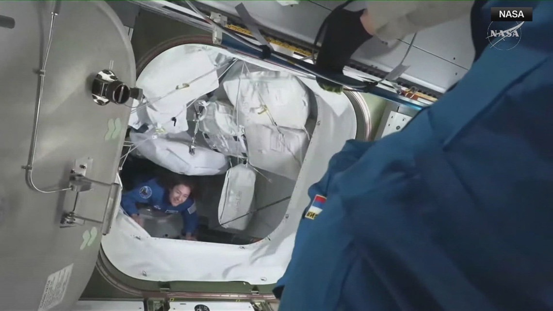 Crew 12 arrives at International Space Station | khou.com