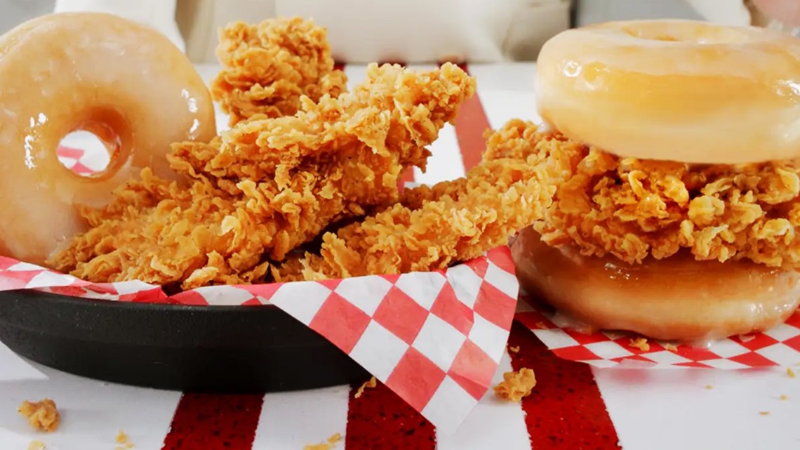 KFC launching fried chicken and doughnut sandwiches Monday | khou.com