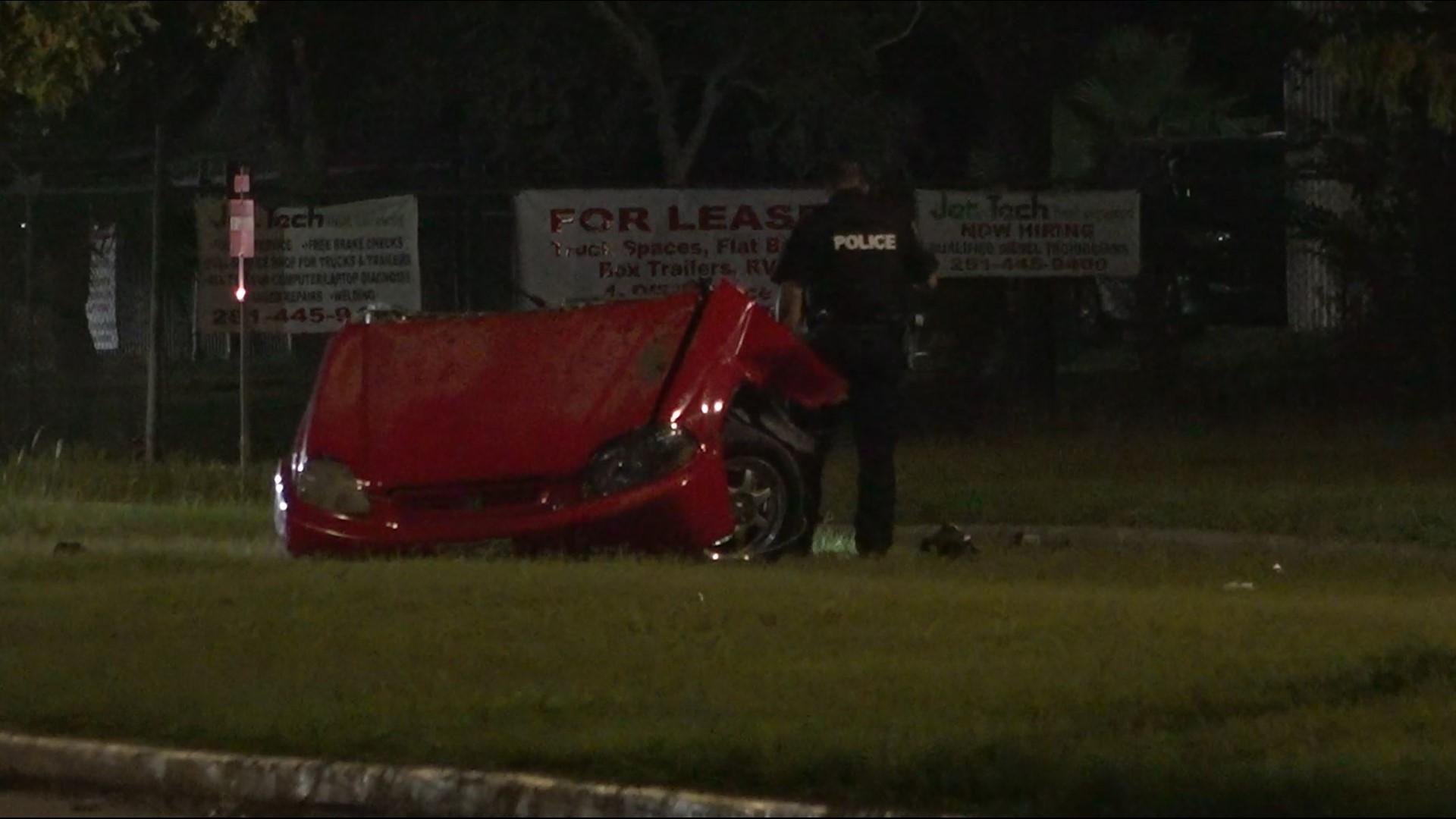 Alleged street racer dead after car splits in half during crash | khou.com