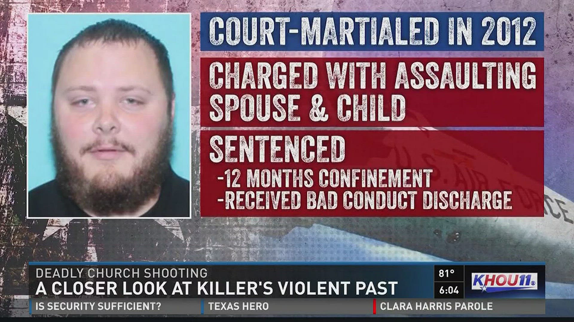 Records shed light on Devin Kelley's turbulent past | khou.com