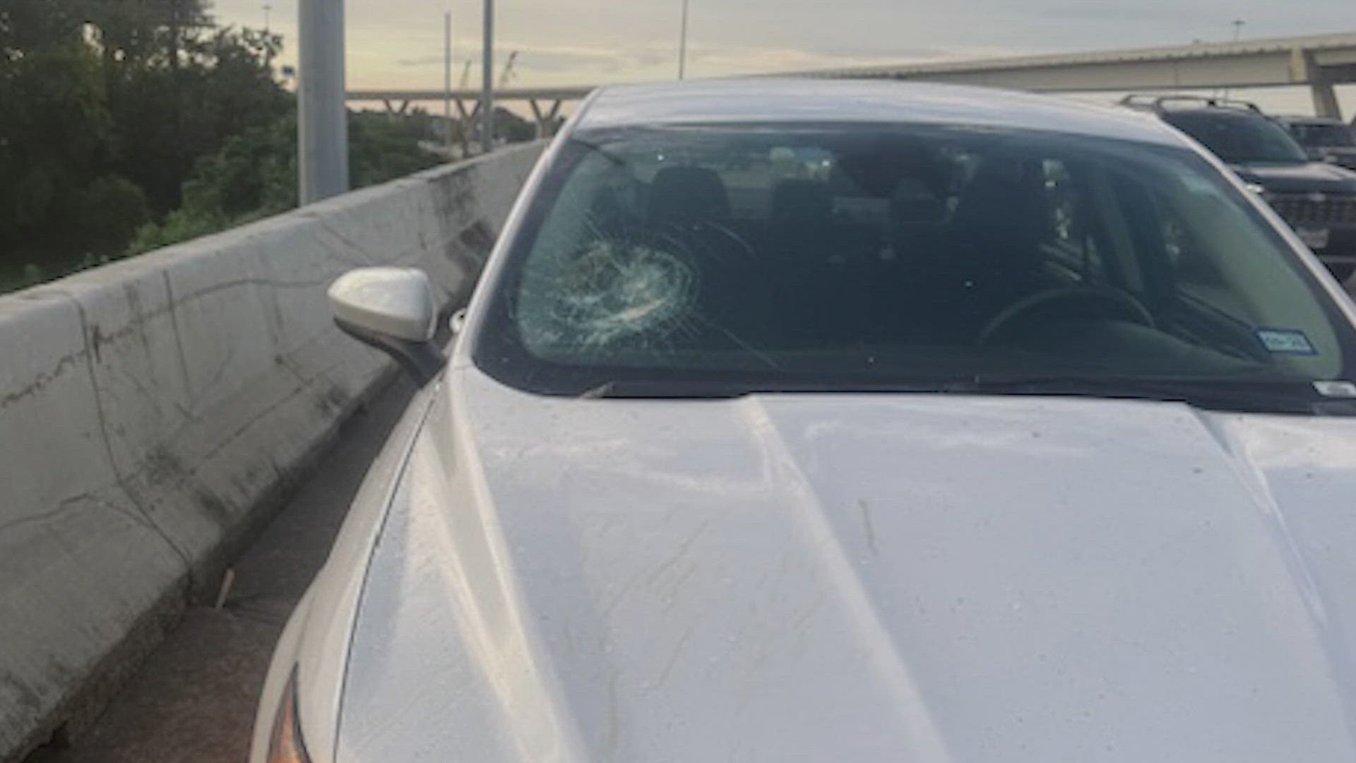 Houston woman survives debris after I-10 bridge strike | khou.com