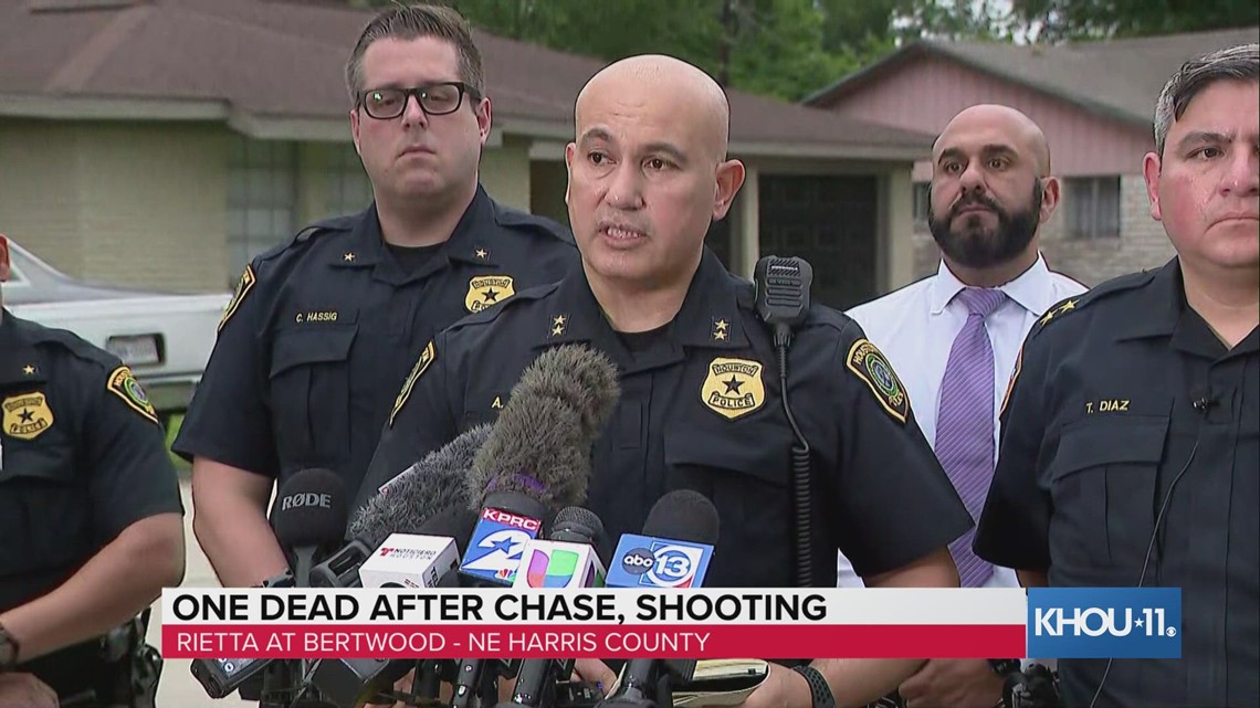Houston police give update on shooting after chase that left one person ...