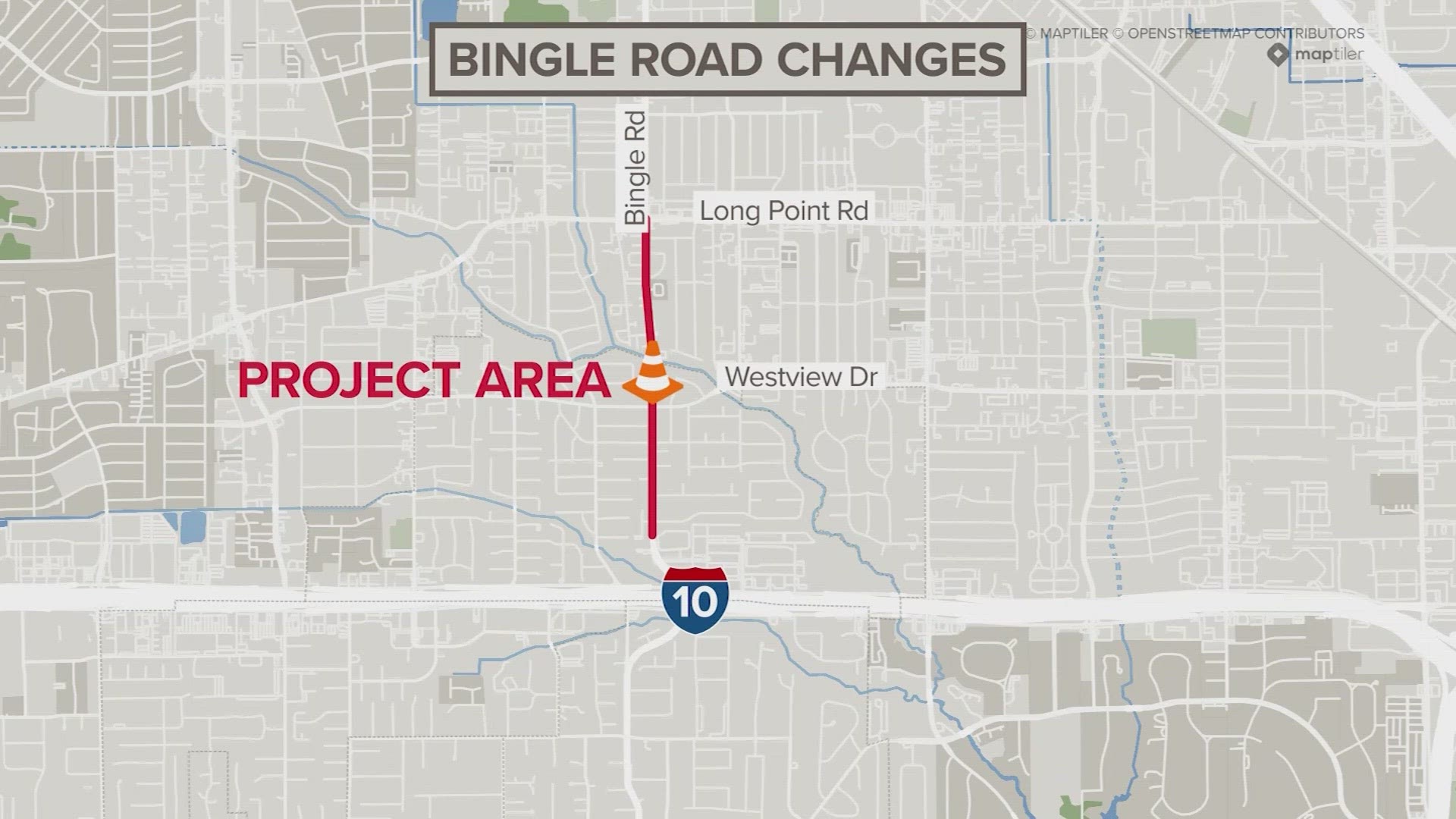 Do you drive on Bingle Road? Here's an update on the lane reduction ...