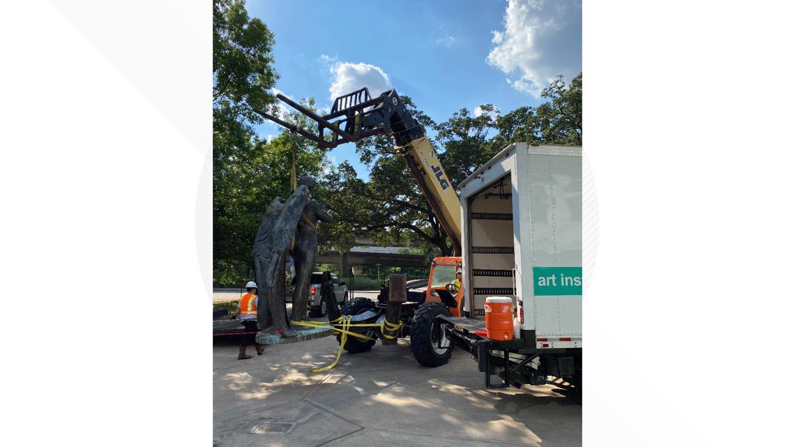 Where is the Spirit of the Confederacy statue located in Houston ...