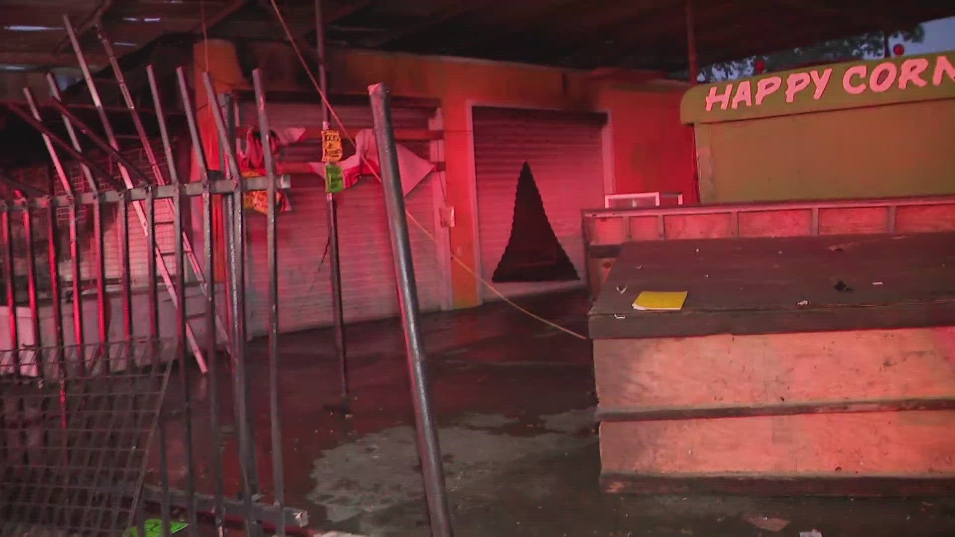 Fire at Sunny Flea Market in north Houston started after car crash ...