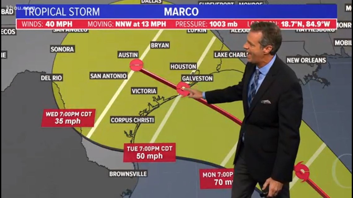 Tropical Storm Laura and Depression 13 track, spaghetti models | khou.com