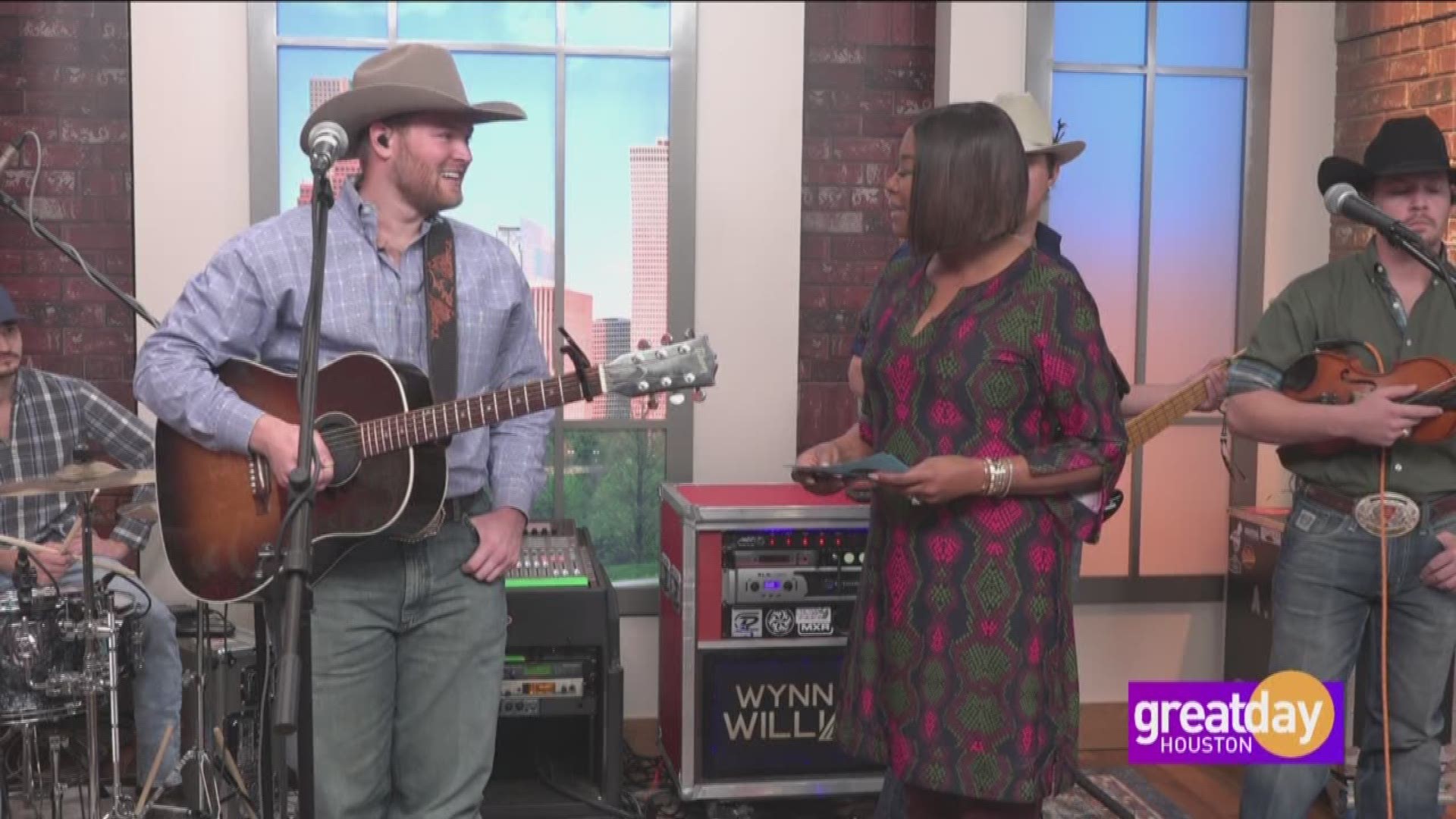 Country singer Wynn Williams promotes his latest album with an ...